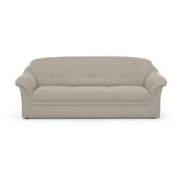 3-Sitzer DOMO collection "Montana" Sofas Gr. B/H/T: 184cm x 84cm x 82cm, Samtoptik, beige (creme)