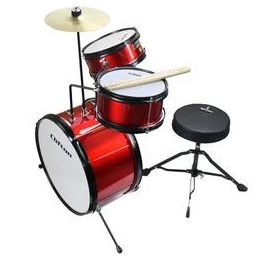 Kinderschlagzeug Clifton "Junior Drum, rot" Schlaginstrumente schwarz