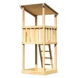 Spielturm Konifera "Anna" Spieltürme beige (natur) Kinder BxTxH: 107x107x270 cm