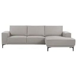 Ecksofa Places of Style "Oland" Sofas Gr. B/H/T: 280cm x 85cm x 152cm, Webstoff, Recamiere rechts, beige 280 cm, im zeitlosem Design und hochwertiger Verabeitung