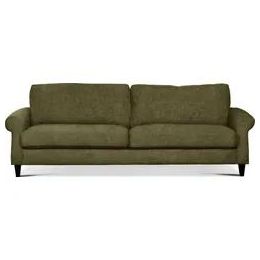 2,5-Sitzer furninova "Coffee Day, sehr bequem zum Sitzen und Relaxen, Megasofa Breite 238" Sofas Gr. B/H/T: 238cm x 83cm x 94cm, Velours, ohne Bettfunktion, grün (seagrass) tolle Detailverarbeitung, im skandinavischen Design