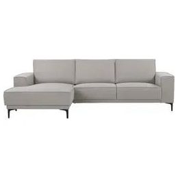 Ecksofa Places of Style "Oland" Sofas Gr. B/H/T: 280cm x 85cm x 152cm, Webstoff, Recamiere links, beige 280 cm, im zeitlosem Design und hochwertiger Verabeitung