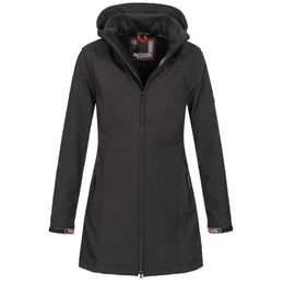 Damen Softshelljacke "Alessia", schwarz, Gr. 4XL, Alessandro Salvarini, Obermaterial: 96% Polyester, 4% Elasthan; Innenseite: 100% Polyester, Jacken,