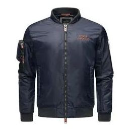 Bomberjacke STONE HARBOUR "Berkoo" Gr. L (52), blau (navy) Herren Jacken Coole Pilotenjacke mit praktischer Ärmeltasche