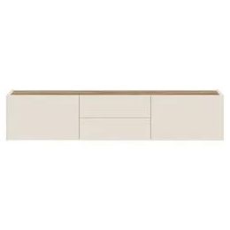 TV-Board Places of Style "Sky45" Sideboards Gr. B/H/T: 176cm x 37cm x 47cm, Breite 176cm, 2 St., beige (cashmere farbe) Lackiert mit wasserbasiertem UV-Lack