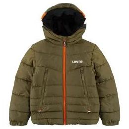 Levi's Outdoorjacke LEVI'S KIDS "LVB SHERPA LINED PUFFER" Gr. 8 (128), grün (schwarz olive) Jungen Jacken for BOYS