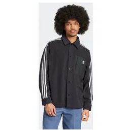 Outdoorjacke Adidas ORIGINALS "Polar shirt" Gr. M, schwarz Herren Jacken