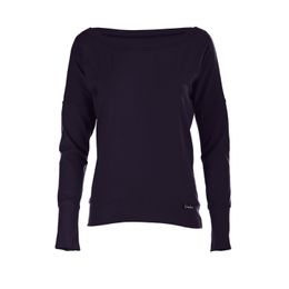 WINSHAPE Damen Oversize-Shirt "Longsleeve WS2", blau, Gr. S, 90% Baumwolle, 10% Elasthan, Shirts