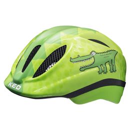 Ked Kinderhelm MEGGY II TREND, GREEN CROCO GLOSSY