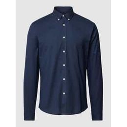 LINDBERGH Slim Fit Freizeithemd mit Button-Down-Kragen Modell 'Oxford'