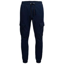 Cargohose Alessandro Salvarini "ASComfi" Gr. W40 L34, Länge 34, blau (dunkelblau) Herren Hosen mit Reißverschluss Taschen