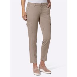 Bequeme Jeans Inspirationen Gr. 36, Normalgrößen, beige (sesam) Damen Jeans