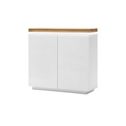 Höffner Highboard Fornico ¦ weiß ¦ Maße (cm): B: 120 H: 114 T: 40