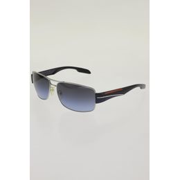 Prada Herren Sonnenbrille, silber, Gr.