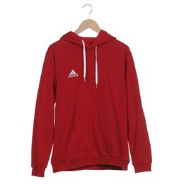 Adidas Herren Kapuzenpullover, rot, Gr. 52