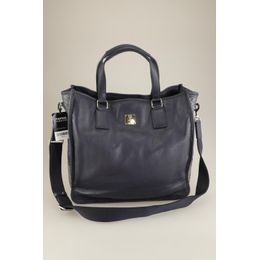 MCM Damen Handtasche, marineblau, Gr.