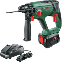 Bosch Home and Garden BOSCH HOME & GARDEN Akku-Bohrhammer "UniversalHammer" Bohrmaschinen mit Akku 18V4,0Ah und Ladegerät AL 1 grün