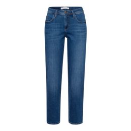 Röhrenjeans Brax "Style MILEY S" Gr. 34K (17), Kurzgrößen, blau Damen Jeans