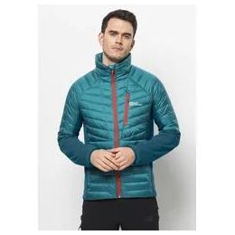 Hybridjacke Jack Wolfskin "NEBELHORN DOWN HYBRID M" Gr. XL (54/56), blau (bay, blau) Herren Jacken