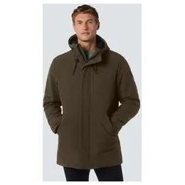 Parka NO EXCESS "NO EXCESS Softshell-Jacke mit Kapuze" Gr. XL, braun (dunkelbraun) Herren Jacken