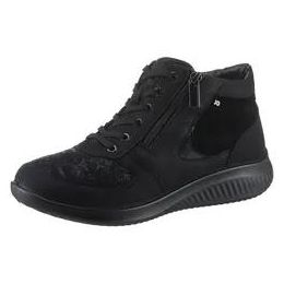 Winterstiefelette Jomos "Allegra" Gr. 40, schwarz Damen Schuhe Winterboots, Schnürstiefelette, High Top Sneaker in extraweiter Form