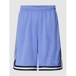 Karl Kani Regular Fit Shorts mit Label-Stitching