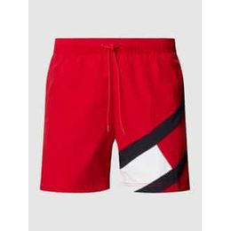 Tommy Hilfiger Badehose mit Kontrasteinsätzen