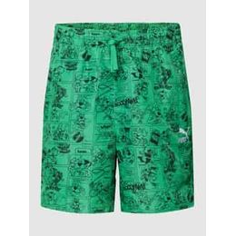 Puma Shorts mit Allover-Print Modell 'CLASSICS SUPER'