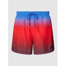 BOSS Badehose mit Farbverlauf Modell 'Heat'