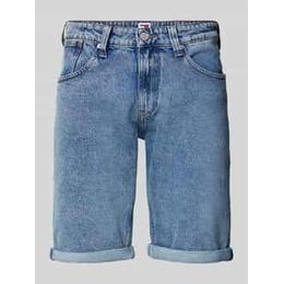 Tommy Jeans Regular Fit Jeansshorts im 5-Pocket-Design Modell 'RONNIE'