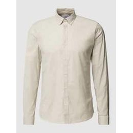 LINDBERGH Slim Fit Freizeithemd mit Button-Down-Kragen Modell 'Oxford'