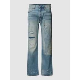 Levi's Regular Fit Jeans im Destroyed-Look Modell "501 HAPPY TO BE HERE"