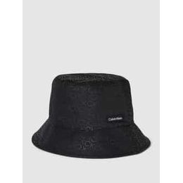 Calvin Klein Bucket Hat mit Allover-Label-Print Modell 'MONOGRAM'