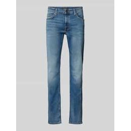 Marc O'Polo Regular Fit Low-Rise-Jeans mit Shaped-Beinverlauf Modell 'SJÖBO'