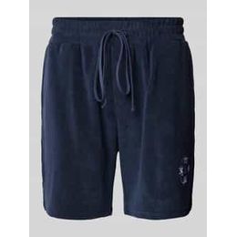 No Bystanders Regular Fit Shorts mit Motiv-Stitching