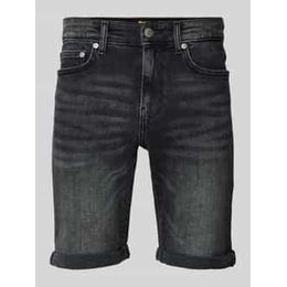 Only & Sons Slim Fit Jeansshorts im 5-Pocket-Design Modell 'PLY'