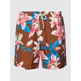 Mc2 Saint Barth Badehose mit floralem Allover-Print Modell 'LIGHTING'