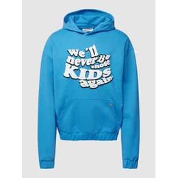 No Bystanders Hoodie mit Statement-Print und Känguru-Tasche