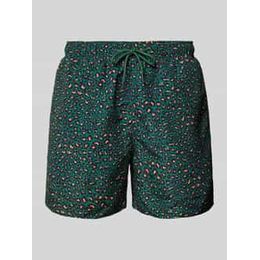 McNeal Regular Fit Badehose mit Animal-Print