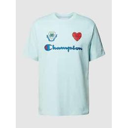 Champion T-Shirt mit Label-Print Modell 'ECO FUTURE CIROLAR'