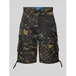 PEQUS Cargoshorts mit Strukturmuster Modell 'Aether'