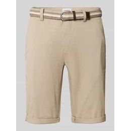 LINDBERGH Slim Fit Bermudas mit Gürtel