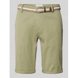 LINDBERGH Slim Fit Bermudas mit Gürtel