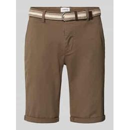 LINDBERGH Slim Fit Bermudas mit Gürtel