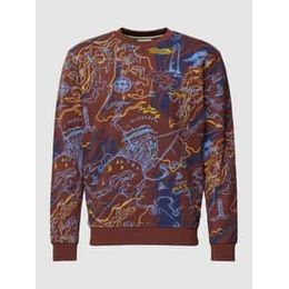 Scotch & Soda Sweatshirt mit Allover-Muster