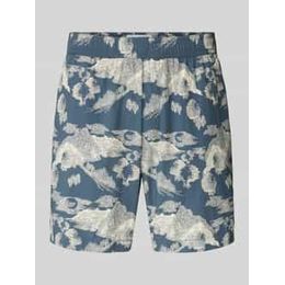 Selected Homme Loose Fit Shorts mit Allover-Muster Modell 'AIR'