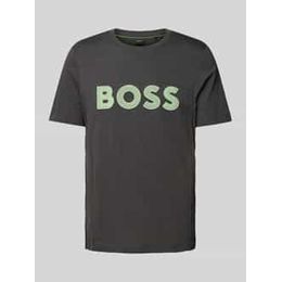 BOSS Green T-Shirt mit Label-Print