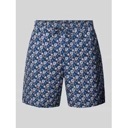 Lyle & Scott Shorts mit floralem Muster