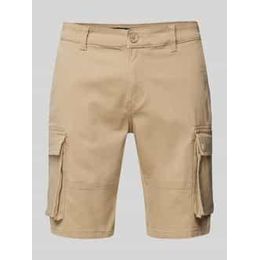 Only & Sons Regular Fit Cargoshorts mit Gürtelschlaufen Modell 'CAM'