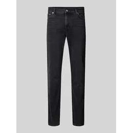 Tommy Hilfiger Straight Fit Jeans aus Viskose im 5-Pocket-Design Modell 'DENTON'